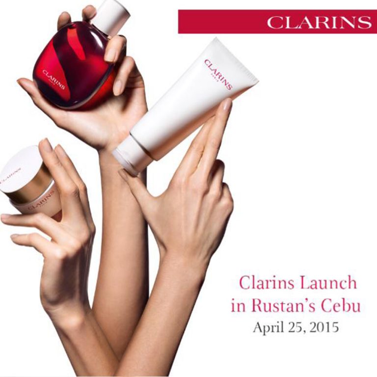 Clarins Launch in Rustan's Cebu - Rustan's The Beauty Source